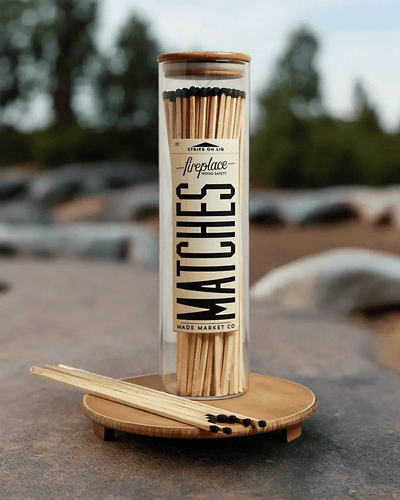 Large Apothecary Fireplace Matches - Pop Of Modern